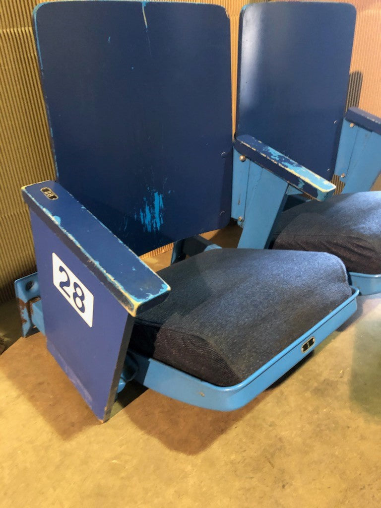 Authentic Rexall Stadium Seat (DOUBLE AISLE MARKER) – Used Oiler Seats
